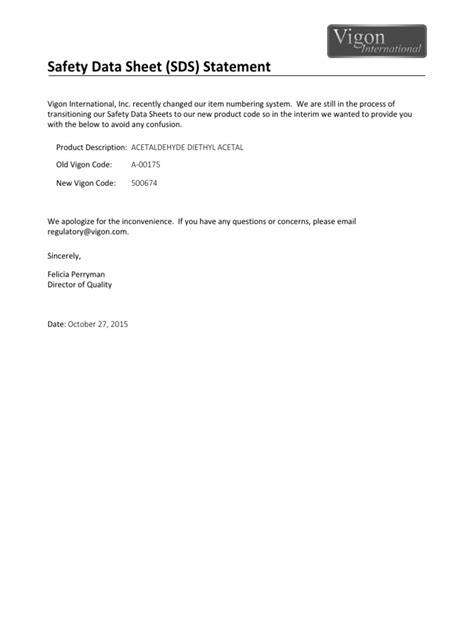 Acetaldehyde Diethyl Acetal Msds Pdf Firefighting Dangerous Goods