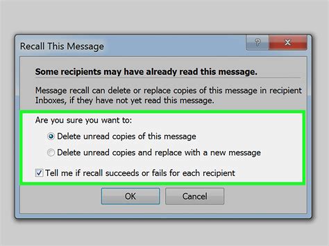 How To Recall An Email In Outlook Unsend Or Replace Messages