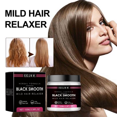 Black Silk Crema Alisadora De Cabello Suave Tratamiento De Alisado