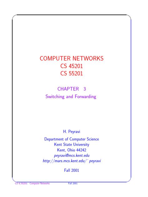Csc 208 204 Lecture 3 Ccomputer Network Pdf Routing Asynchronous Transfer Mode