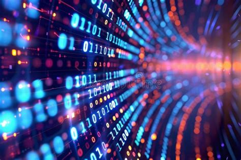 the background of digital binary code program code abstract