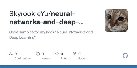 Github Skyrookieyu Neural Networks And Deep Learning Code Samples For My Book Neural