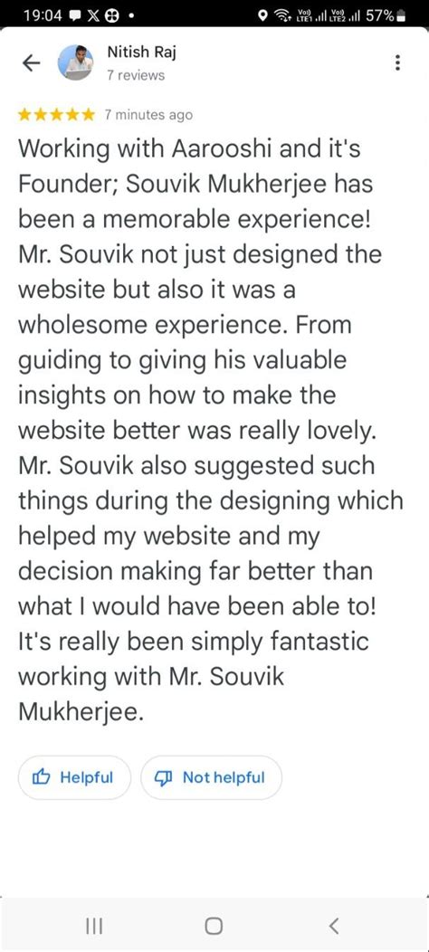 souvik mukherjee on linkedin one of our recent clients