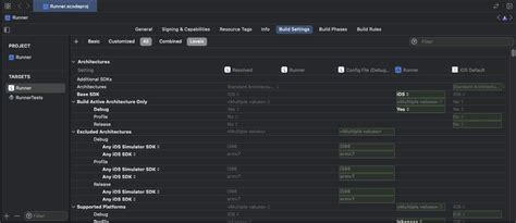 Flutter 3711 Xcode 143 Unable To Find A Destination Matching The Provided Destination