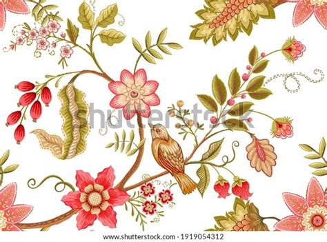 복고풍의 빈티지 스타일로 장식한 꽃무늬가 있는 스톡 벡터로열티 프리 1919054312 Shutterstock Flower Art Images Abstract