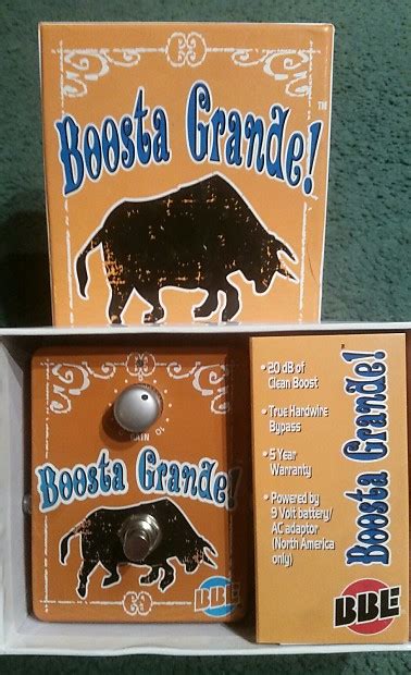 Bbe Boosta Grande Reverb