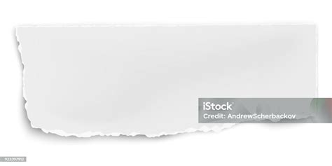 흰색 배경에 고립 된 부드러운 그림자 벡터 직사각형 종이 눈물 0명에 대한 스톡 벡터 아트 및 기타 이미지 0명 그림자 나쁜 상태 Istock