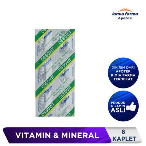 Jual Ossovit Strip 6 Kaplet Kota Probolinggo Kimia Farma Apotek Official Store Tokopedia