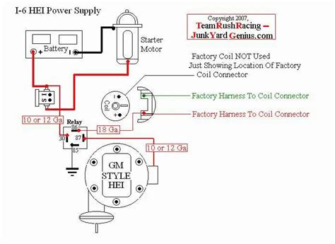 2 Wire Hei Distributor Wiring Diagram Guide