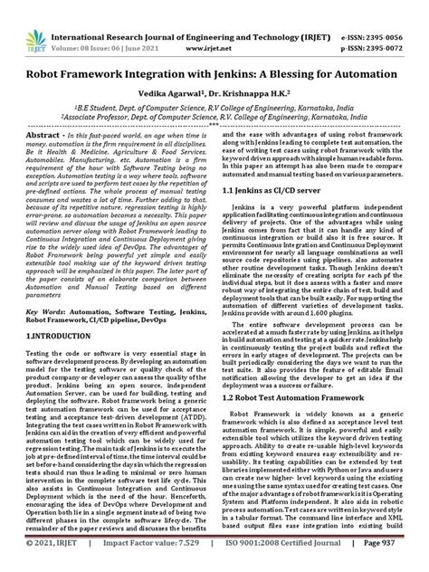 Robot Framework Integration With Jenkins A Blessing For Automation