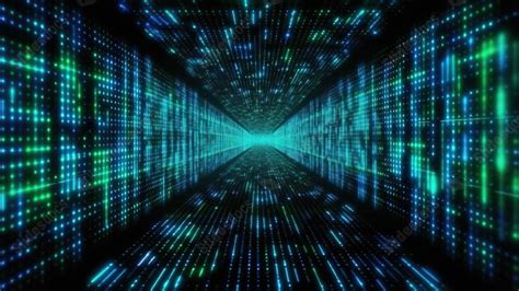 Digital Coding Screens 3d Illustration Of Binary Data Technology Powerpoint Background For Free