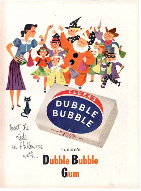 An Old Advertisement For Double Bubble Gum