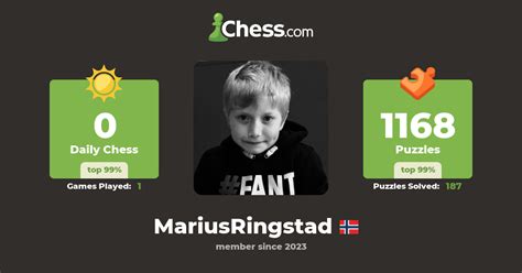 Marius Ringstad Mariusringstad Chess Profile