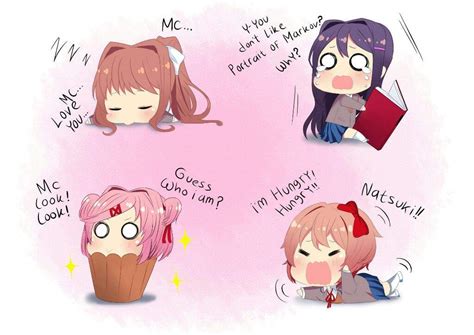 Ddlc Chibi Doki Doki Literature Club Amino
