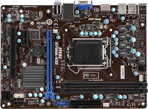 Msi Ddr3 2400 Lga 1155 Intel B75 Sata 6gbs Usb 30 1 Pci E X16 30 1 Pci E X1