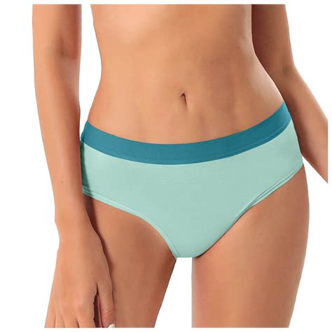 Hessimy Womens Bikini Underwear Pack Classic Cotton Bikini Panties