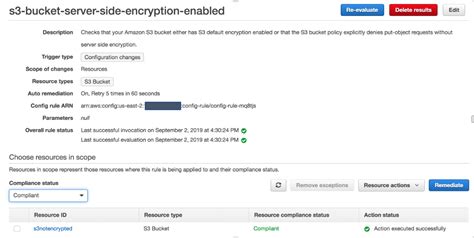 Amazon S3 Bucket Compliance Using AWS Config Auto Remediation Feature