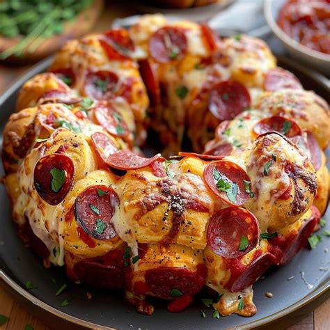Pepperoni Pizza Monkey Bread