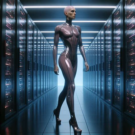Cyberdoll Inspecting The Servers 5 By Slickskin On Deviantart