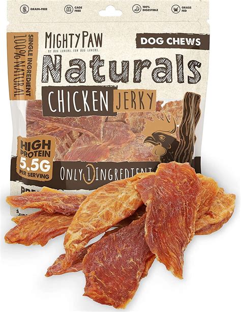 Mighty Paw Naturals Chicken Jerky For Dogs Chicken Jerky Dog Treats