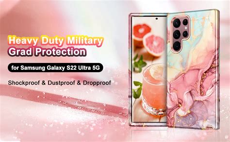 Btscase For Samsung Galaxy S22 Ultra 5g Case Marble