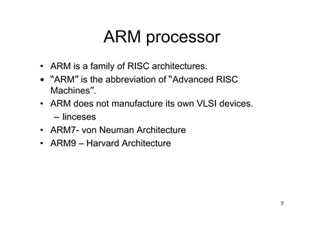 Introduction To ARM Architecture PDF