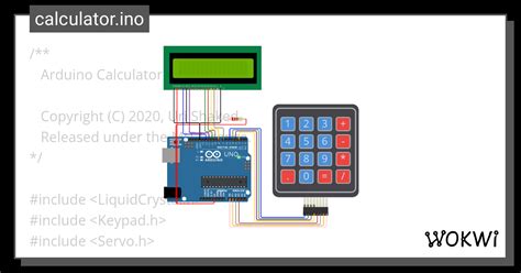 Calculator Ino Wokwi ESP32 STM32 Arduino Simulator