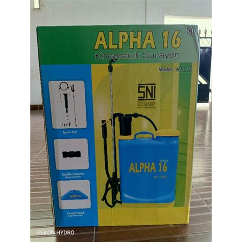 Jual Tanki Semprot Manual Alpha 16 Liter Sprayer Alfa 16 Shopee Indonesia