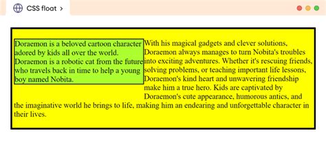 Css Float Property With Examples
