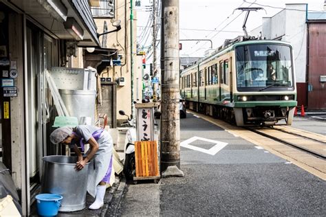 江ノ電 腰越の豆腐 横浜鉄道写真館