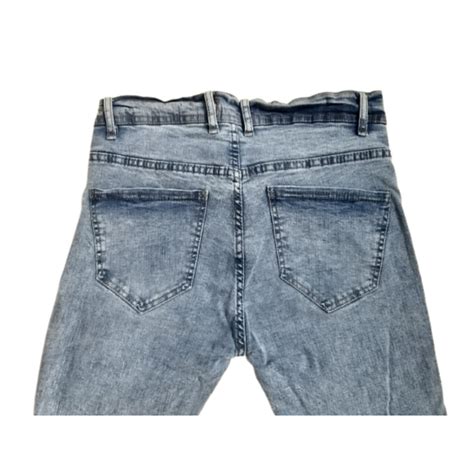 قیمت و خرید شلوار جین مردانه اسکینی مدل سوپر کش رنگ آبی روشن