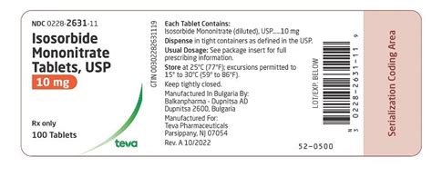Isosorbide Mononitrate Fda Prescribing Information Side Effects And Uses