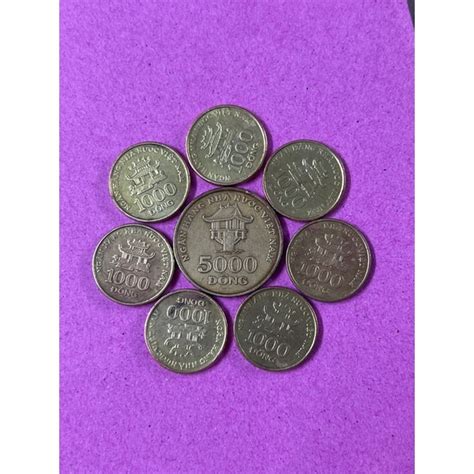 ĐỒng Xu Việt Nam Combo 1 Xu 5000 7 Xu 1000 Shopee Việt Nam