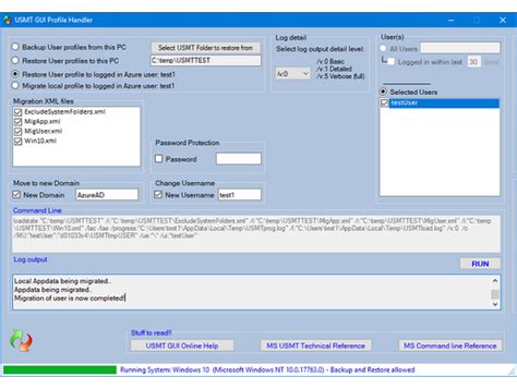 Usmt Gui Gui For Ms User State Migration