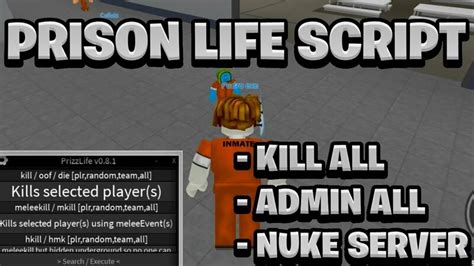 New Op Prison Life Keyless Script Pastebin Roblox Nuke All