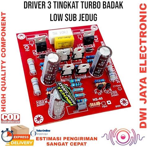 Kit Driver Power Amplifier 3 Tingkat Turbo Super Lazada Indonesia