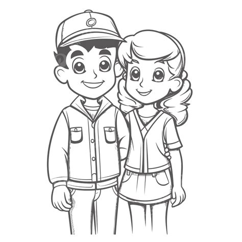 행복한 커플 색칠 페이지 개요 스케치 드로잉 벡터 커플 포즈 그리기 커플 포즈 개요 커플 포즈 스케치 Png 일러스트 및 벡터 에 대한 무료 다운로드 Pngtree