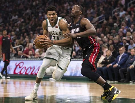 Report Bucks Could Be Without Giannis Antetokounmpo In Game 4 Vs Heat