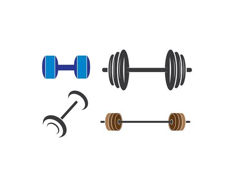 Barbell Logo Free Vector Art 145 Free Downloads