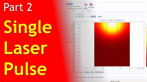 How To Model A Single Laser Pulse In Comsol Multiphysics Laser