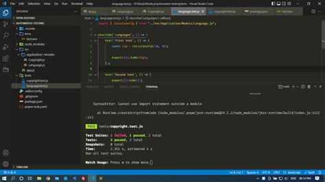 Syntaxerror Cannot Use Import Statement Outside A Module In Jest