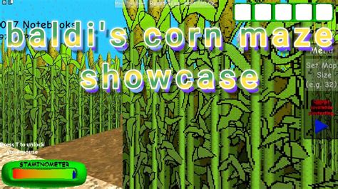 Baldis Corn Maze Map Showcase Youtube
