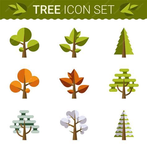 Premium Vector Set Of Different Trees Rocks Grass Sprites For The