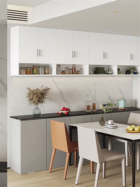 120cm ตู้เก็บของ ตู้เก็บของติดผนัง ตู้แขวนห้องครัว เรียบง่าย ตู้แขวนผนังตู้ติดผนังห้องครัวอเนก