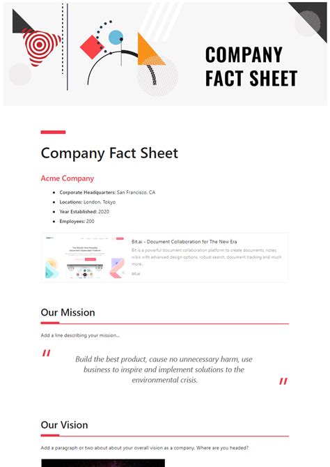 One Pager Examples With Templates Bit Ai Blog