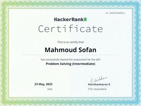 Mahmoud Sofan On Linkedin Shinratensei Iti Hackerrank Problemsolving Datastructures