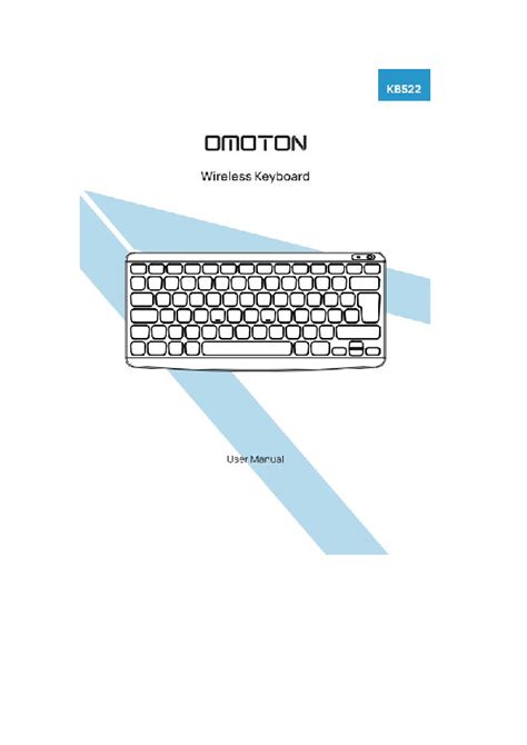 Omoton Bluetooth Keyboard User Manual Rechargeable Wireless Keyboard For Mac Ipad Android