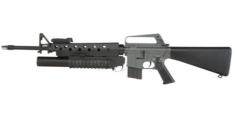 Eandc M16a1 Rifle Inkl M203 Grenade Launcher Vollmetall Qd 15 Gearbox S