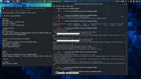 Mobile Security Framework Mobsf Installation On Kali Linux Youtube