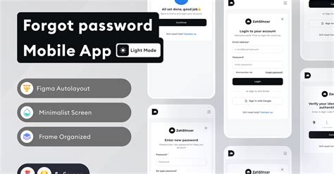Forgot Password Flow For Mobile App Ux And Ui Kits Websites Ft Forgot And Flow Envato